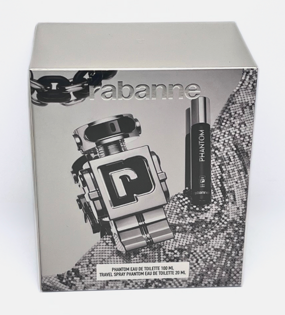 Set Phantom 2 Pcs (3.4 oz EDT + Mini) For Men | The Collection Perfumes