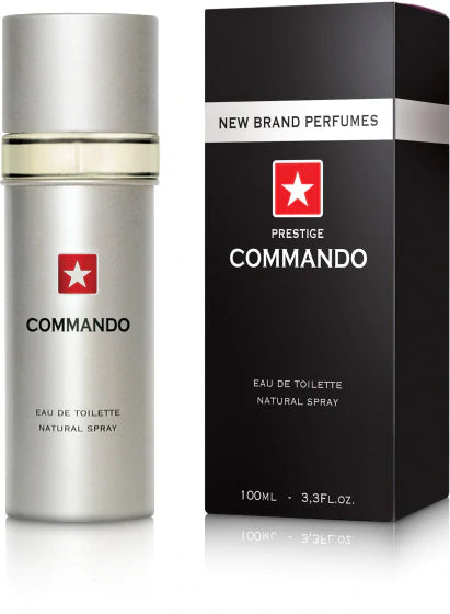 New Brand Commando 3.4 oz EDT For Men | The Collection Perfumes